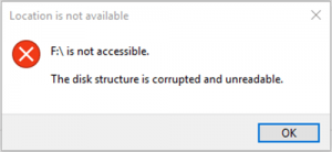 4 Ways to Fix "The disk structure is corrupted and unreadable"