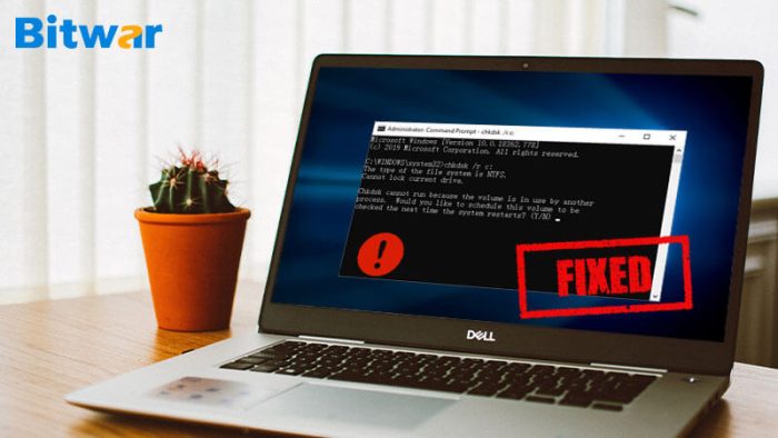 [FIXED] "Chkdsk Cannot Continue In Read-Only Mode" Error on Windows
