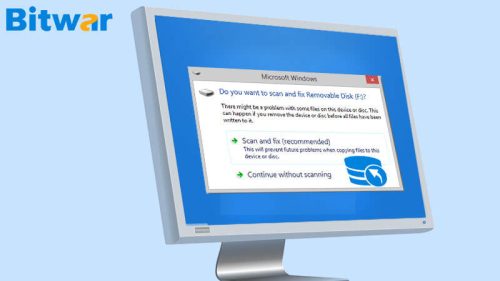 Recover Deleted Files on External Devices from Windows Scan and Fix