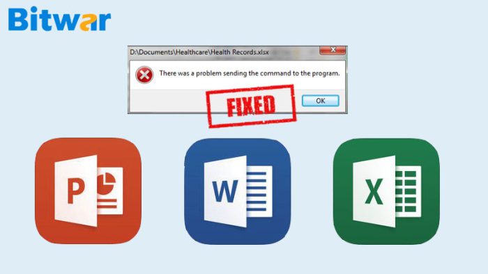 4 Best Solutions To Fix "There Was A Problem Sending The Command To The Program" Error